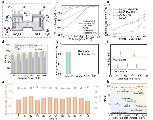 李杲研究员 JACS：Tiara镍簇电催化还原硝酸盐制氨-化学与环境科学学院